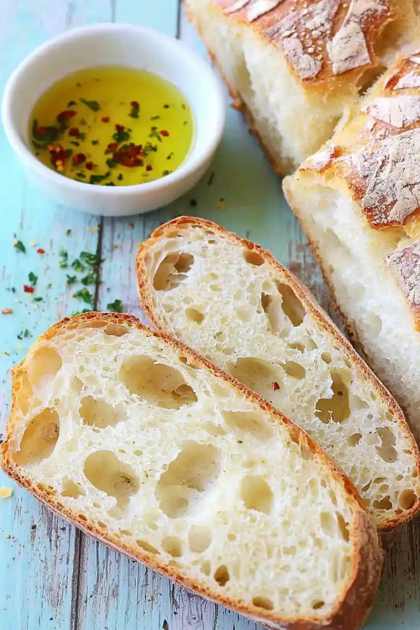 Rustic Italian Bread - FoodieVista