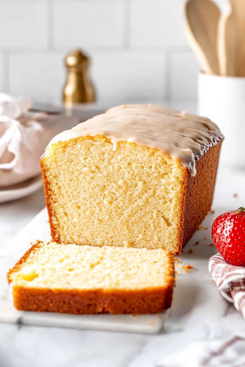 Vegan Pound Cake - FoodieVista