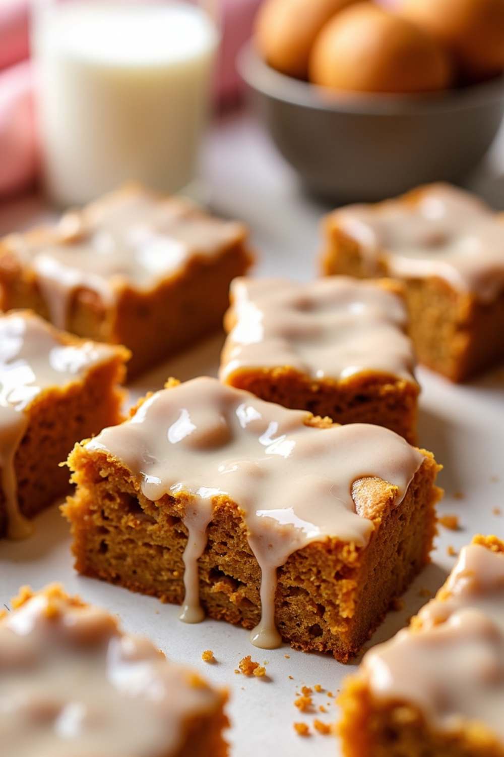 Honey Bun Brownies - FoodieVista